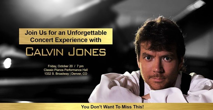 Calvin Jones composer producer and pianist, creator of Whitewater ...